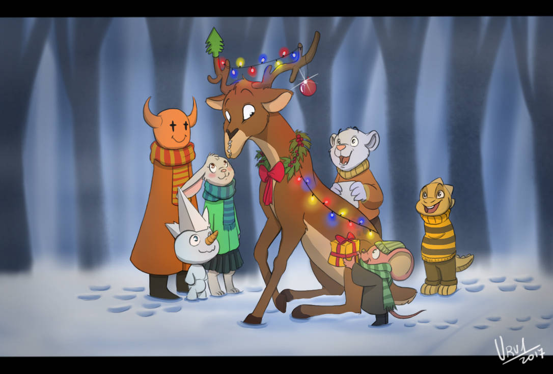 Christmas to Snowdin by Uru1 on DeviantArt