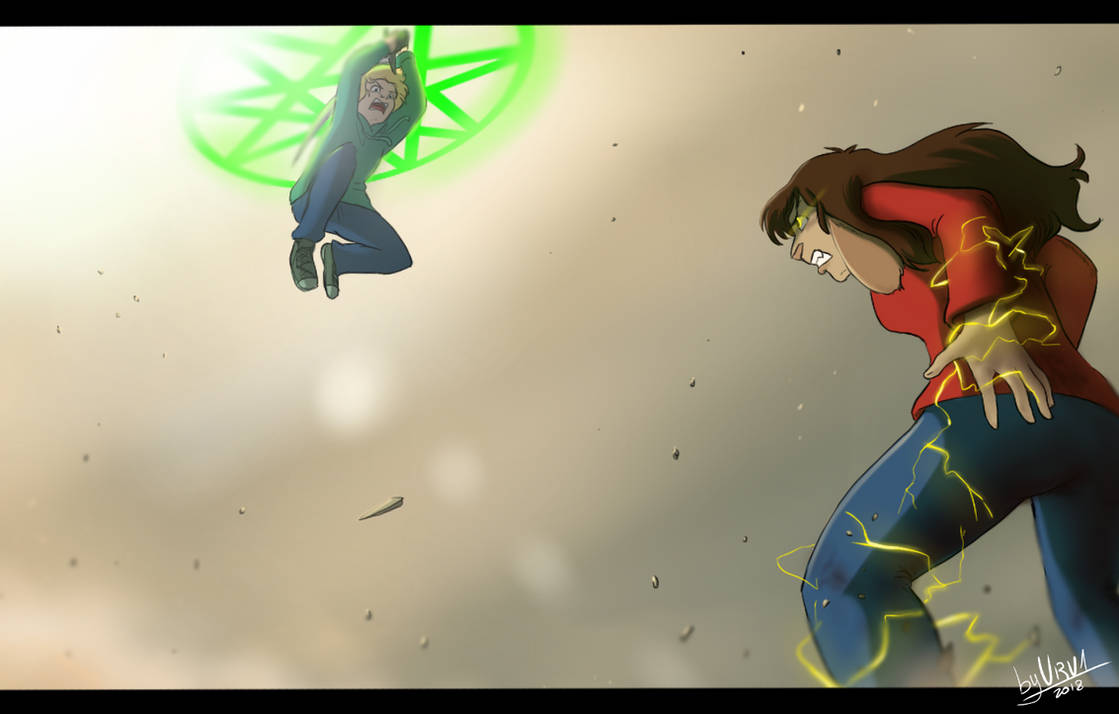 Commission - OC battle by Uru1 on DeviantArt