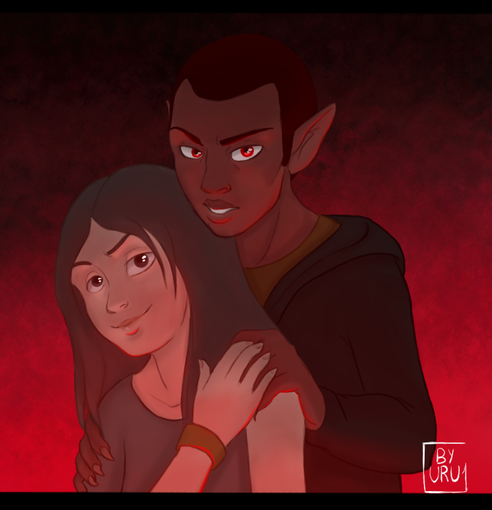 Commission - Shadow and Red Eyes by Uru1 on DeviantArt