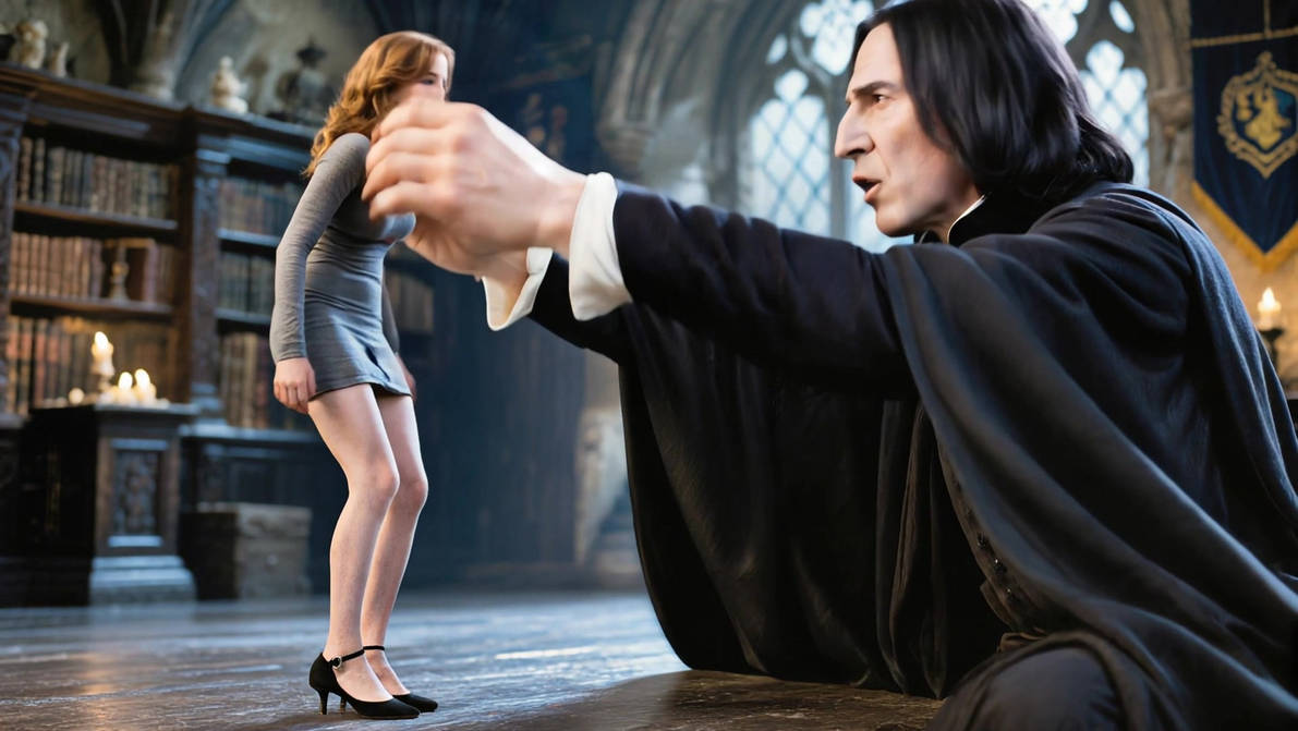 Severus Snape And A Shrunken Muggle - 9 by devilelvis on DeviantArt