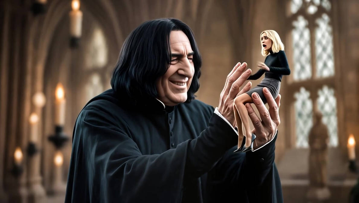 Severus Snape and Shrunken Sabrina Spellman - 05 by devilelvis on ...