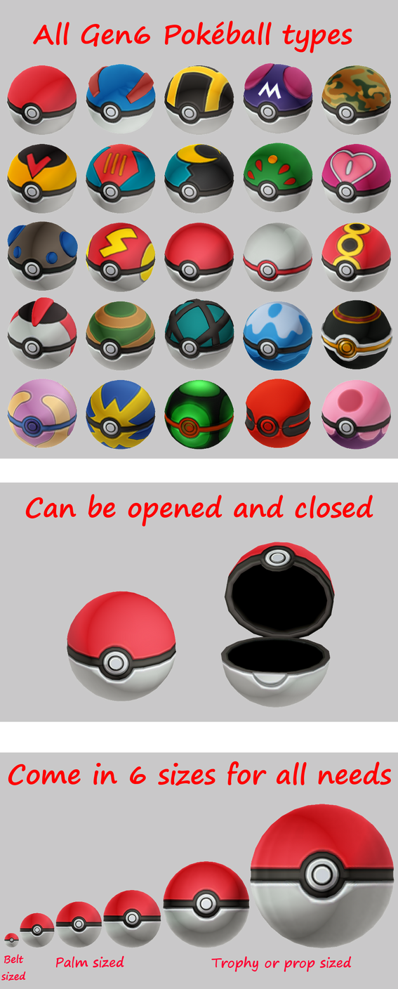 6th generation Poke Balls DL by haoLink on DeviantArt