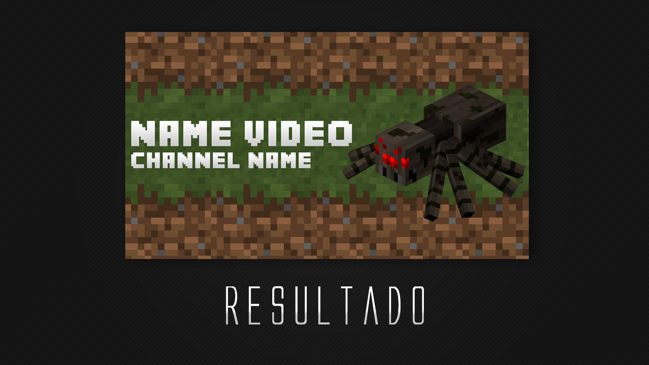 2 Thumbnail template - minecraft by gabrielgh on DeviantArt