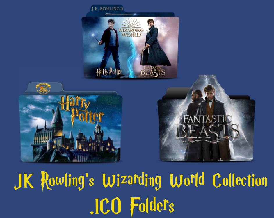 JK Rowling's Wizarding World Folder icons by profgigs on DeviantArt