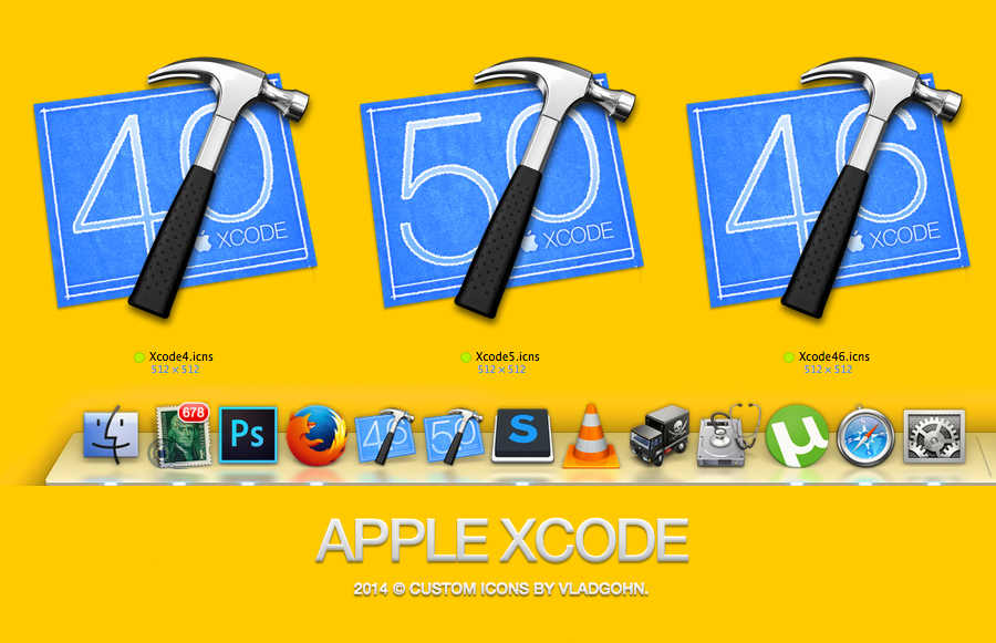 XCODE versions icons by vladgohn on DeviantArt