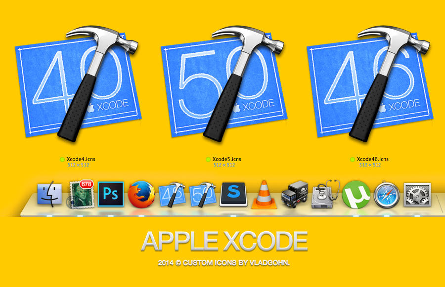 XCODE versions icons by vladgohn on DeviantArt