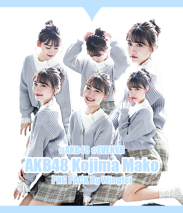 180916 AKB48 Kojima Mako EVELYN PNG PACK by Wingfei on DeviantArt