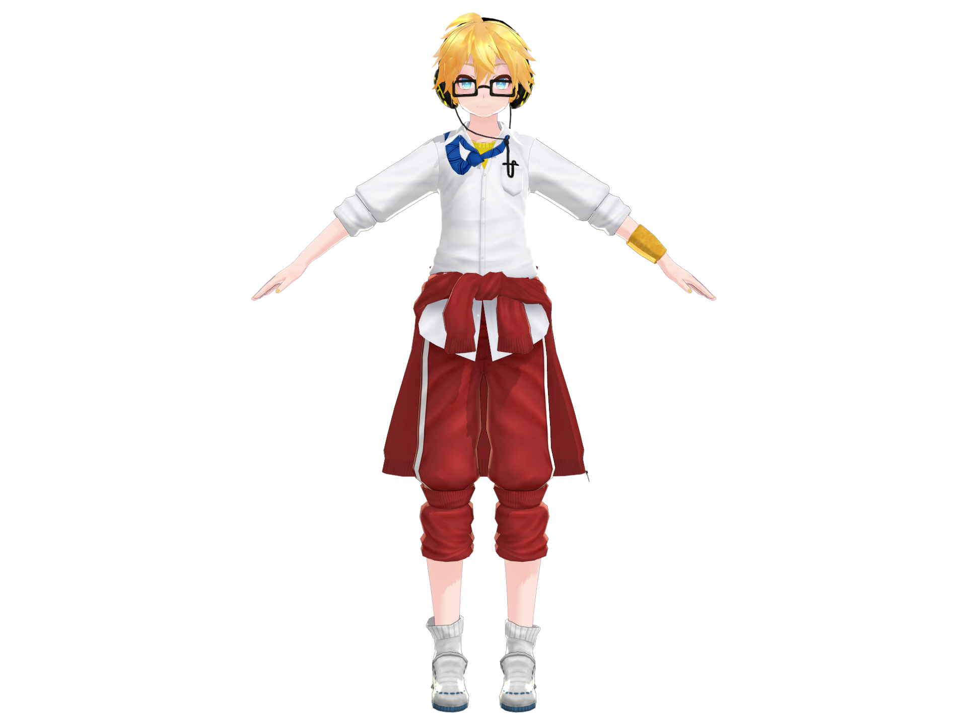 TDA Jersey Len DL by LostAndFoundMMD on DeviantArt