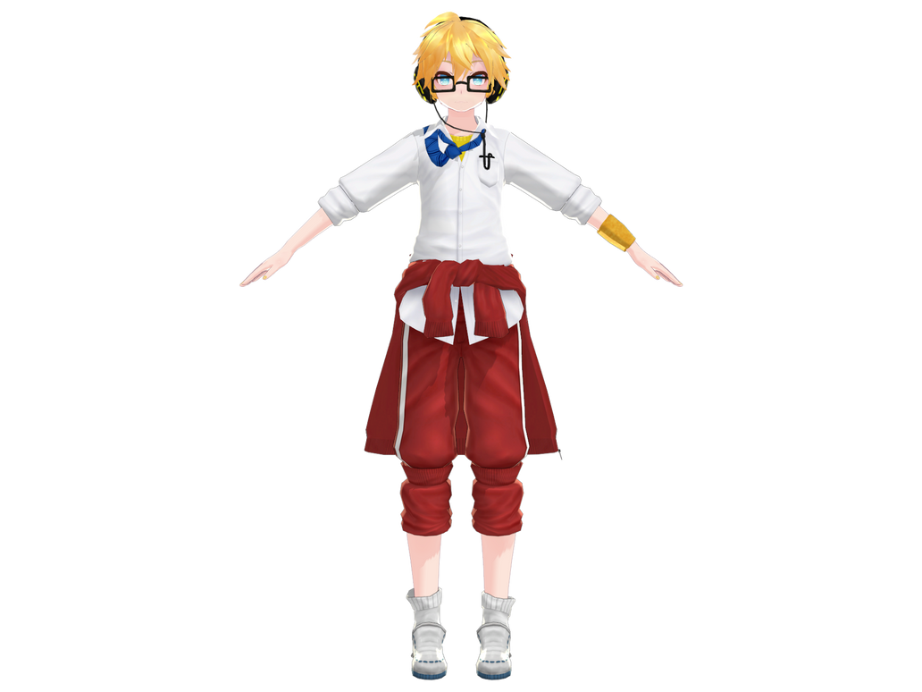 TDA Jersey Len DL by LostAndFoundMMD on DeviantArt