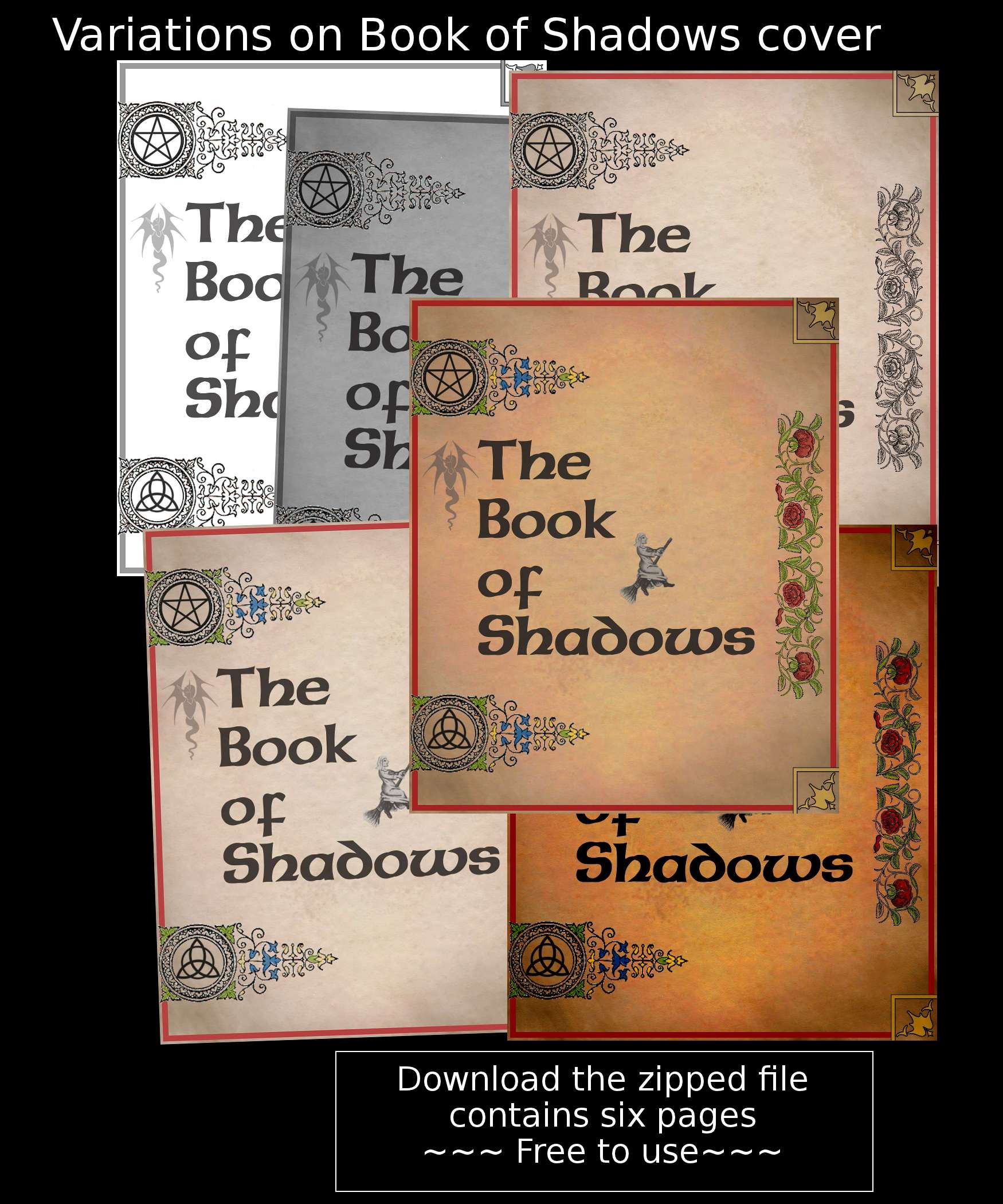 Book of Shadows covers by Sandgroan on DeviantArt