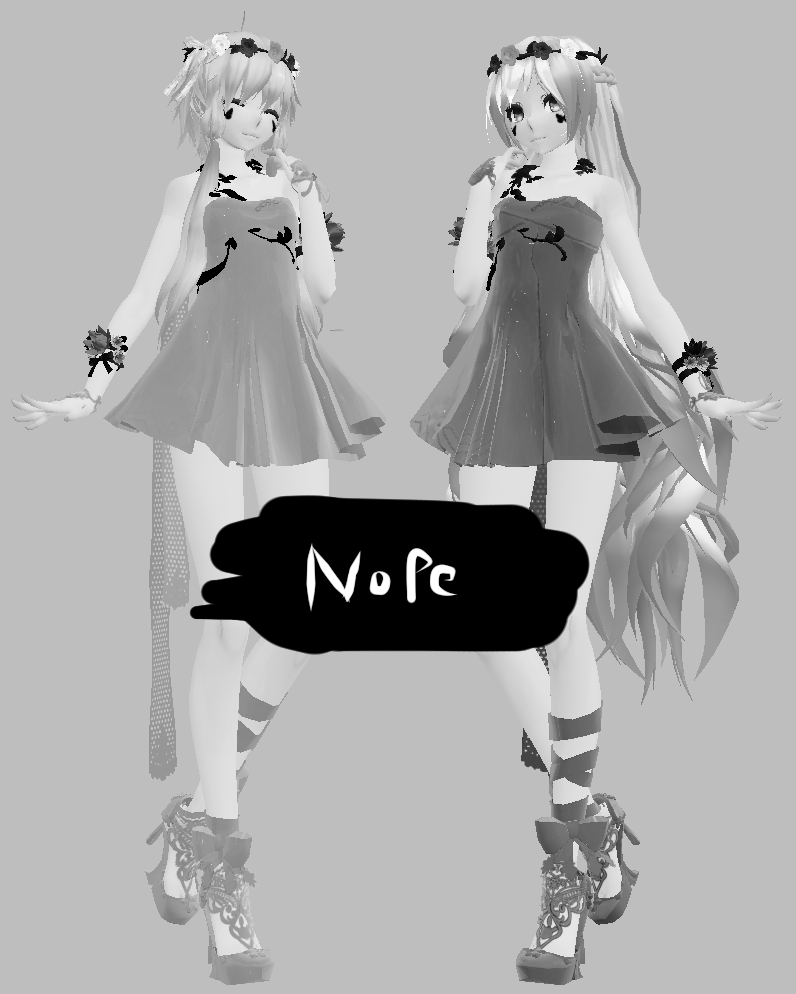 Tda Ia and Yukari Flower Girls by MumuBerry on DeviantArt