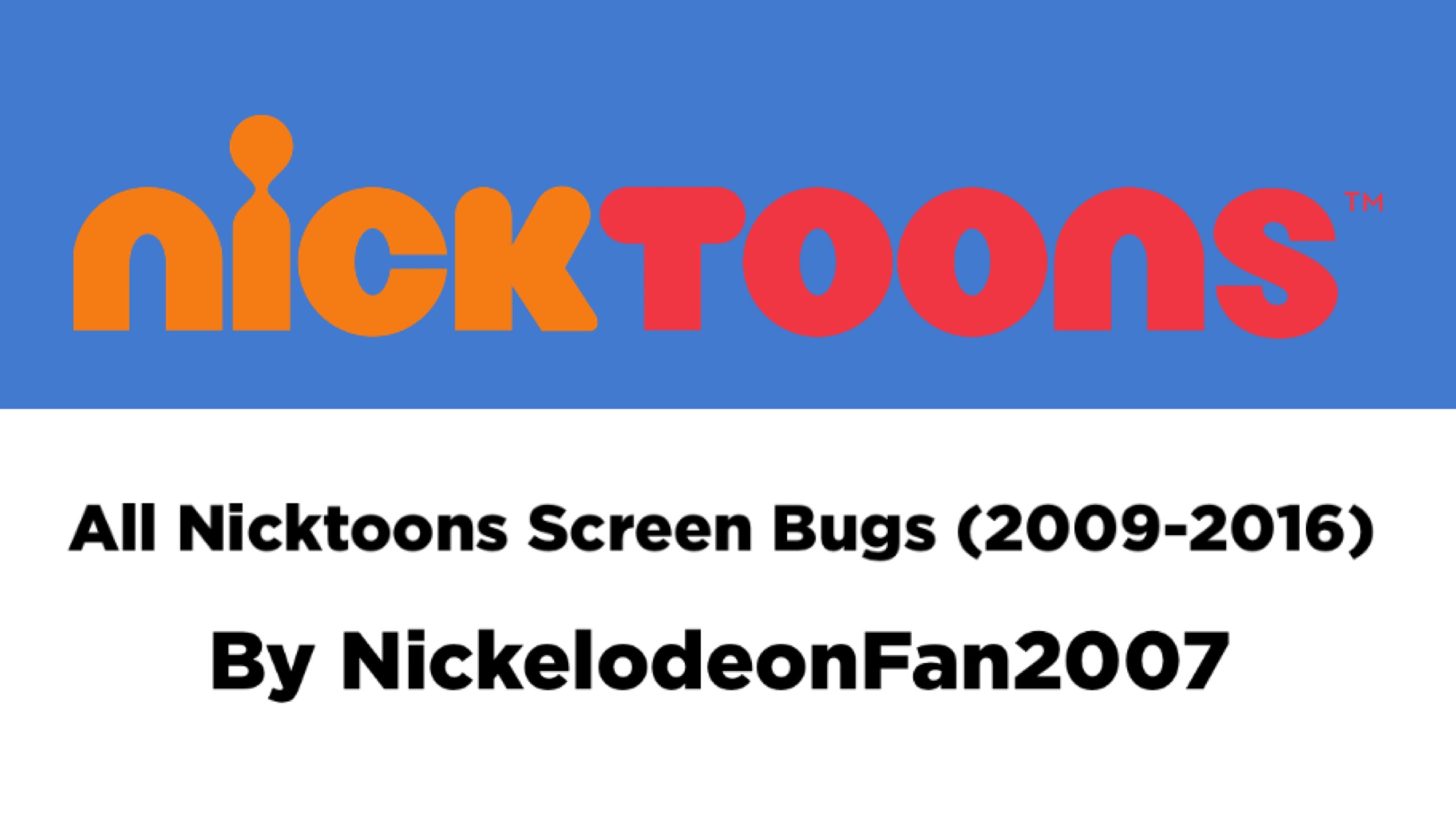 All Nicktoons Screenbugs Newer Version by NickelodeonFan2007 on DeviantArt