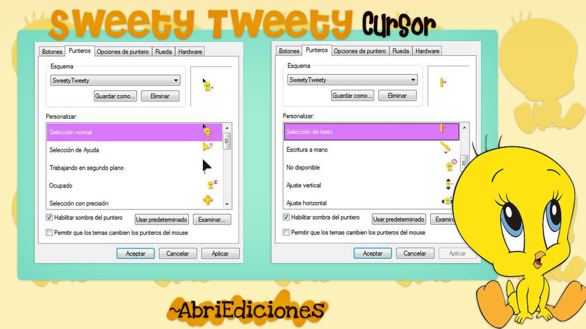 Sweety Tweety cursor by AbriiEdiciones on DeviantArt