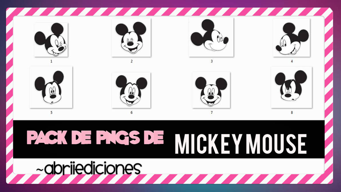 Pack Mickey Mouse png by AbriiEdiciones on DeviantArt