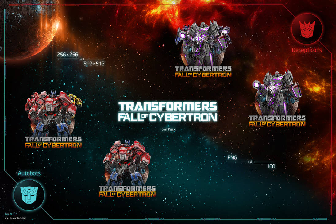 Transformers. Fall of Cybertron Icon Pack by A-Gr on DeviantArt