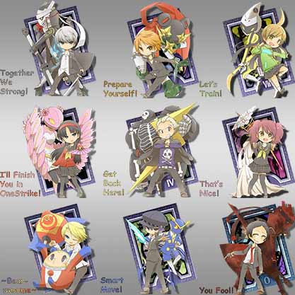 Shin Megami Tensei Persona 4 sticker (png only) by fumanto on DeviantArt