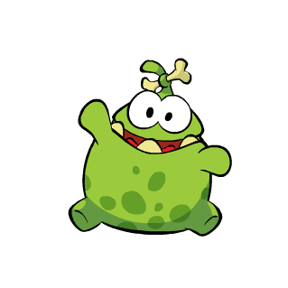 Om Nom Prehistoric Greeting by Maksim2d on DeviantArt