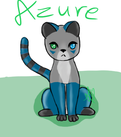 Azure ~ Gift art by Srbyssketching on DeviantArt