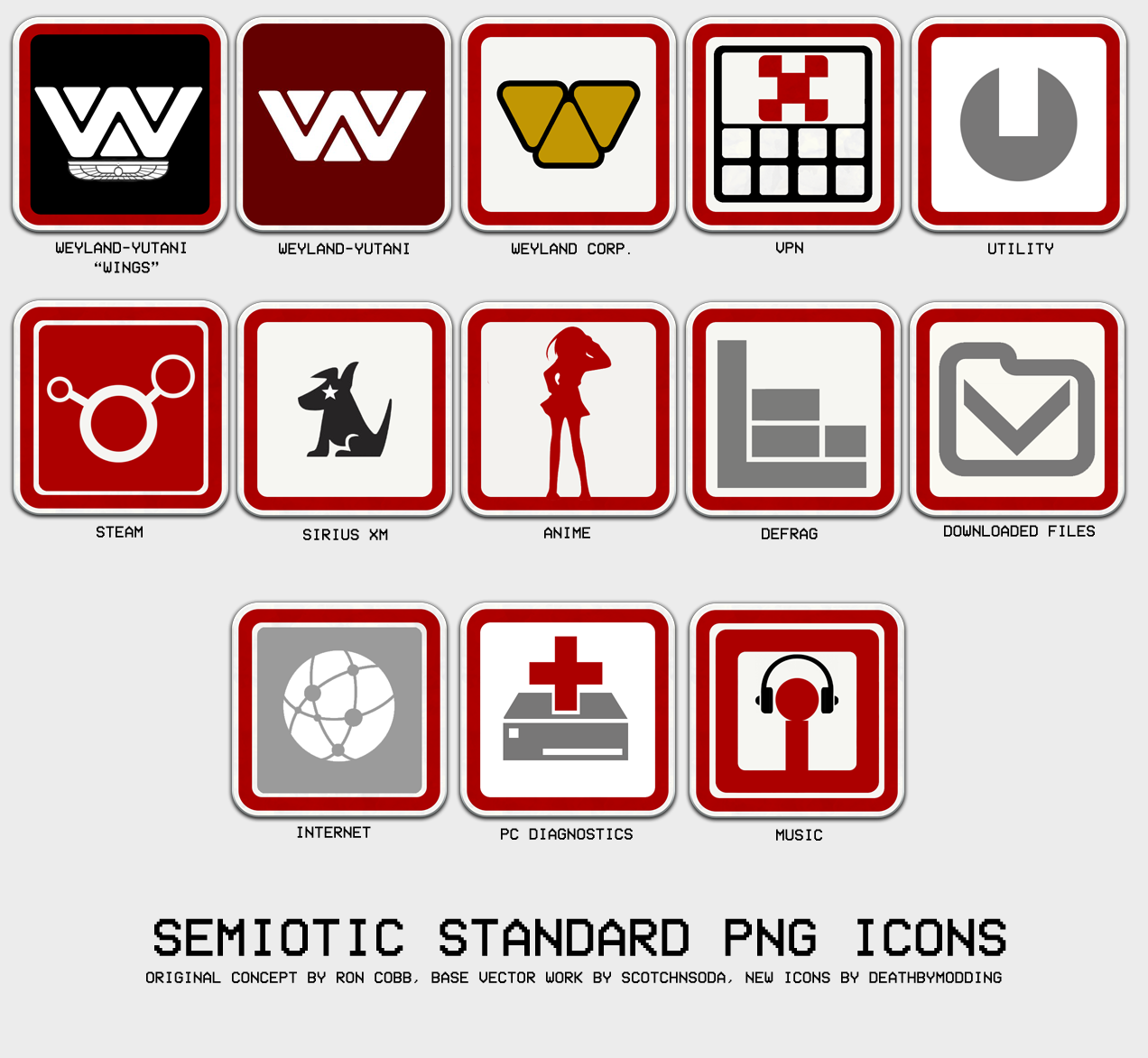 Rocketdock - Semiotic Standard Icons by Deathbymodding on DeviantArt