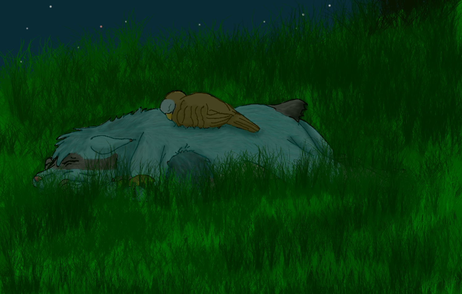 Resting Paw'D fanart by Saoboni on DeviantArt