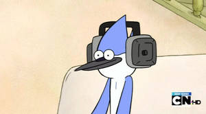 Mordecai and Rigby flying gif by ShazBombx on DeviantArt