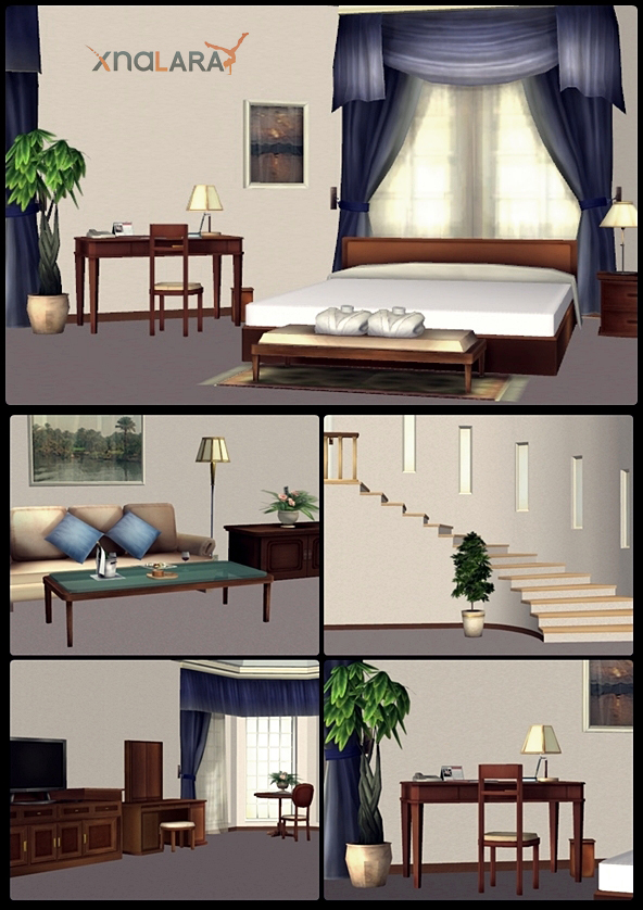 Bedroom scenery for XNALara by deexie on DeviantArt