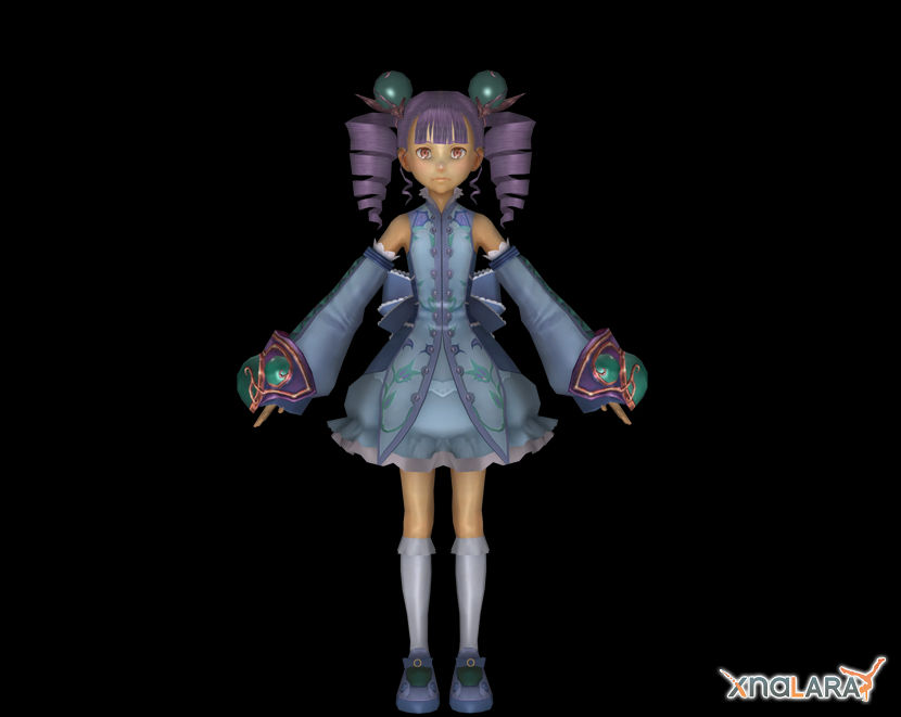 Cecille for XNALara by deexie on DeviantArt