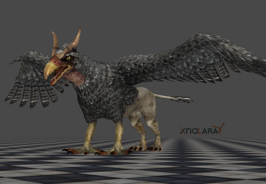 Griffon for XNALara by deexie on DeviantArt