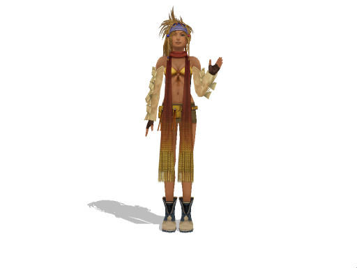 MMD Wave Pose DL Rikku by aerith1001 on DeviantArt