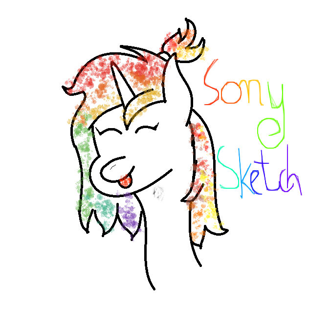 sony sketch [Pony vershion] by RysostycznaFioletka on DeviantArt