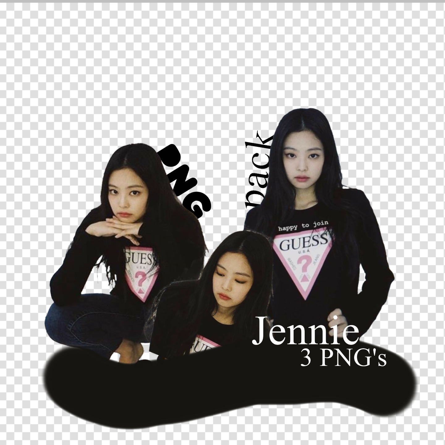 [PNG Pack #001] Jennie by TLiliq on DeviantArt