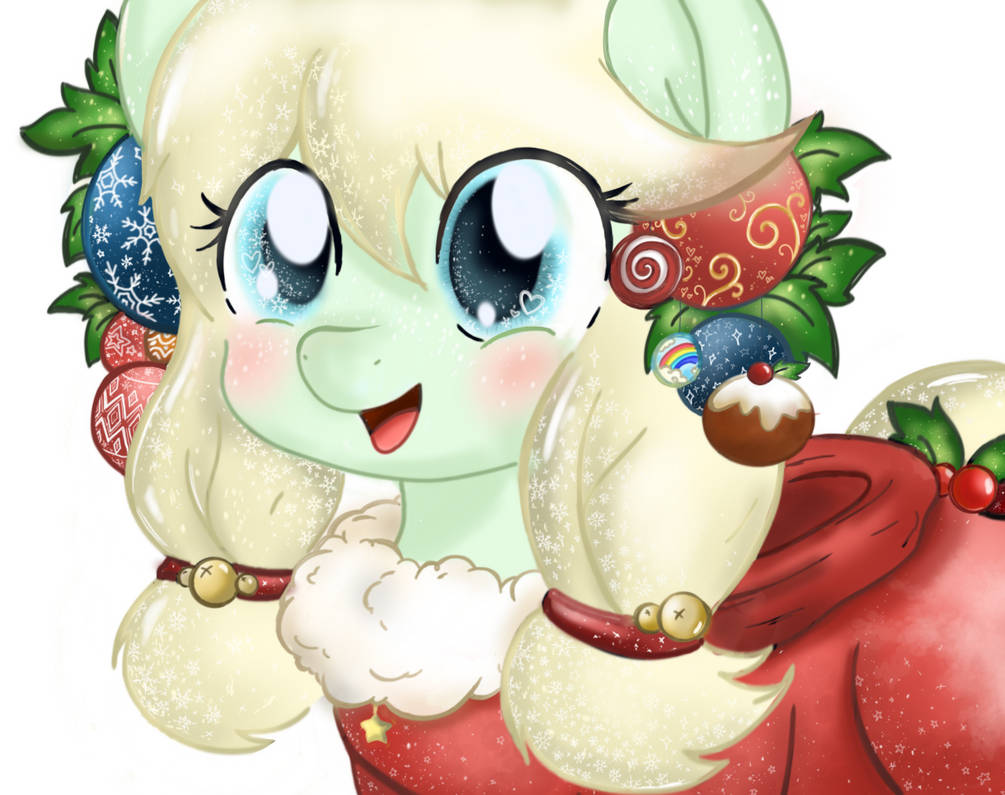 Laura excited for Christmas by Berylmuffins on DeviantArt