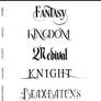 Fantasy Font Pack by sixty6ix on DeviantArt