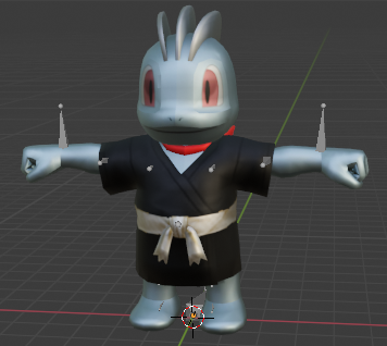 Dojo Machop (Model Download) by BTNetwork on DeviantArt