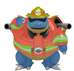 MMD Model Download: FireFighter Blastoise by BTNetwork on DeviantArt