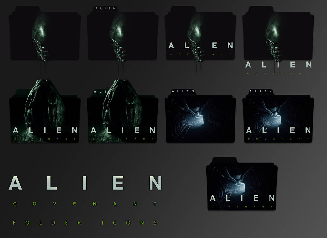 Alien Covenant Folder Icons by Zifis on DeviantArt