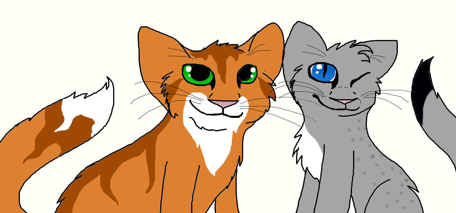 Squirrelflight and Ashfur by xXSolarcupcakeszXx on DeviantArt