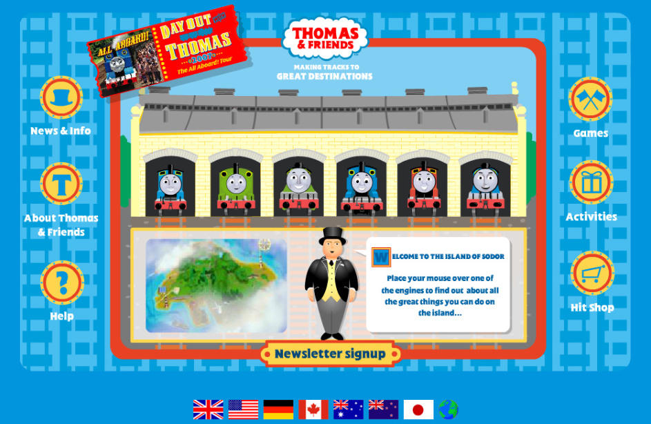 TAF 2005 Website Homepage File by TheThomaGuy on DeviantArt