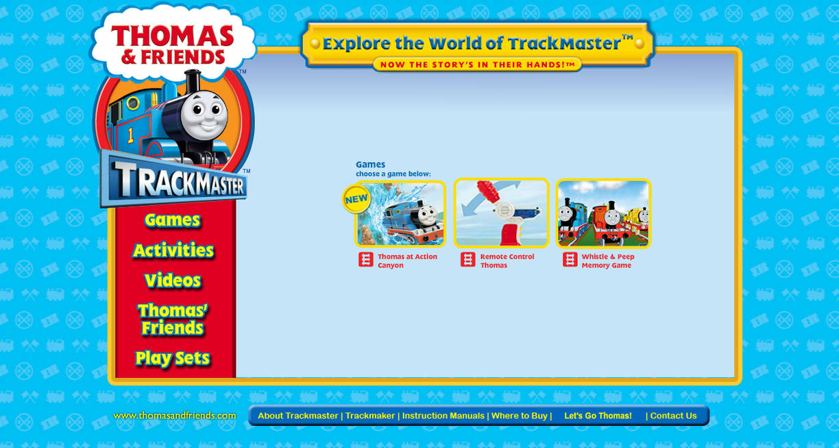 TAF 2007 TrackMaster Website Games Section File by TheThomaGuy on ...