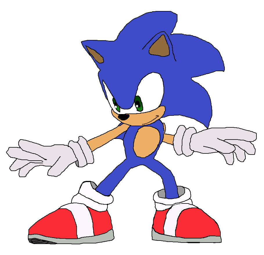 Sonic Tracing (SSB4) by Alex-GamerBro on DeviantArt