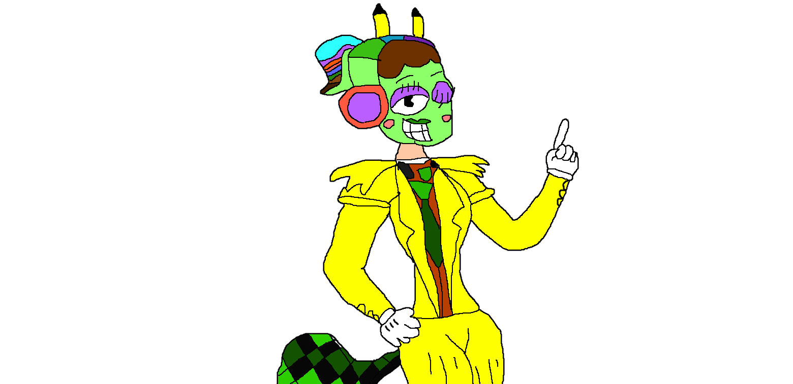 Jen(Mask) (CupHead Styled) by Alex-GamerBro on DeviantArt