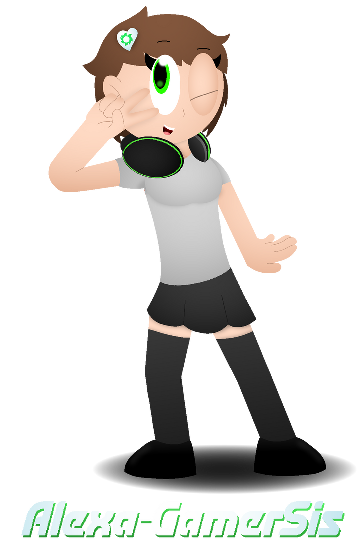 [OC]: Alexa-GamerSis (2023) by Alex-GamerBro on DeviantArt