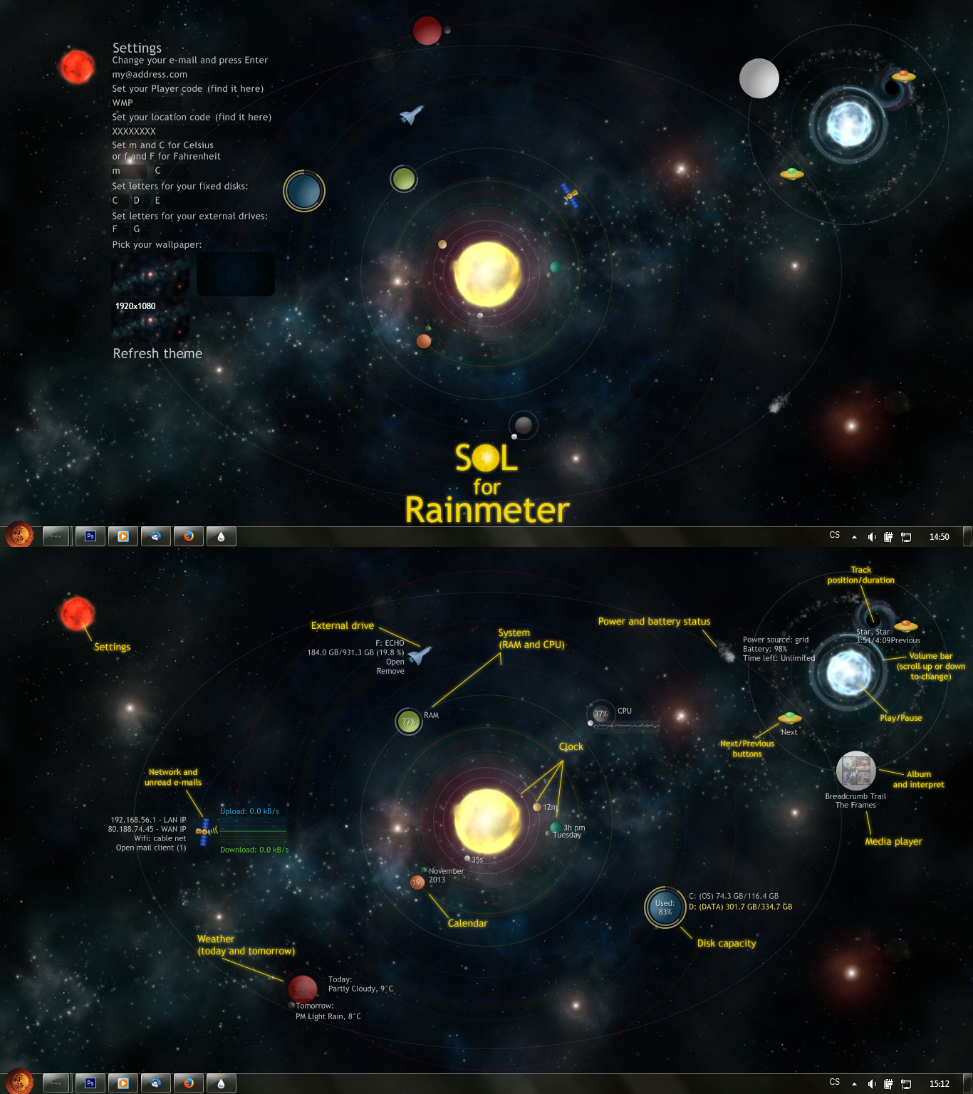 Sol for Rainmeter by Squirrel-slayer on DeviantArt