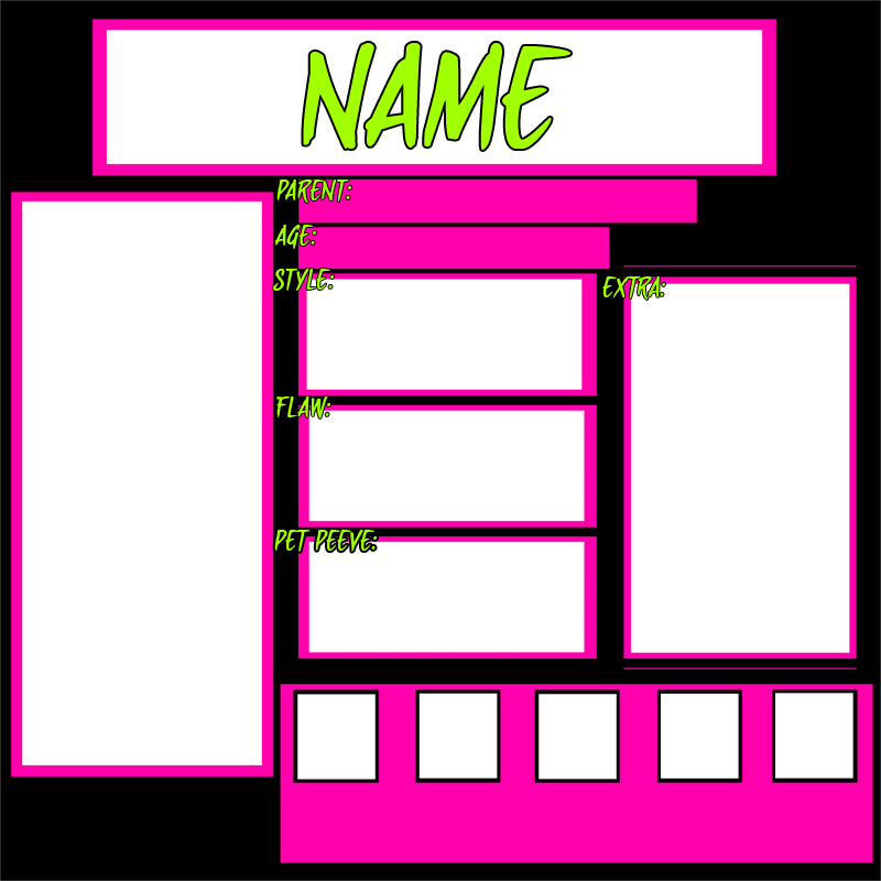 Easy Peasy MH Template by GreenTeaDeer on DeviantArt