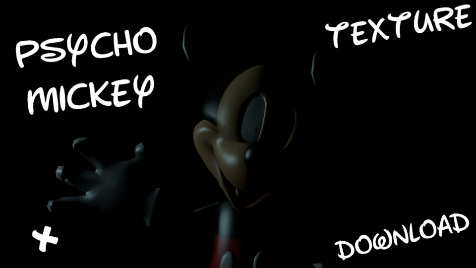 [FNaTI Blender] Psycho Mickey Download by FirexMayz on DeviantArt
