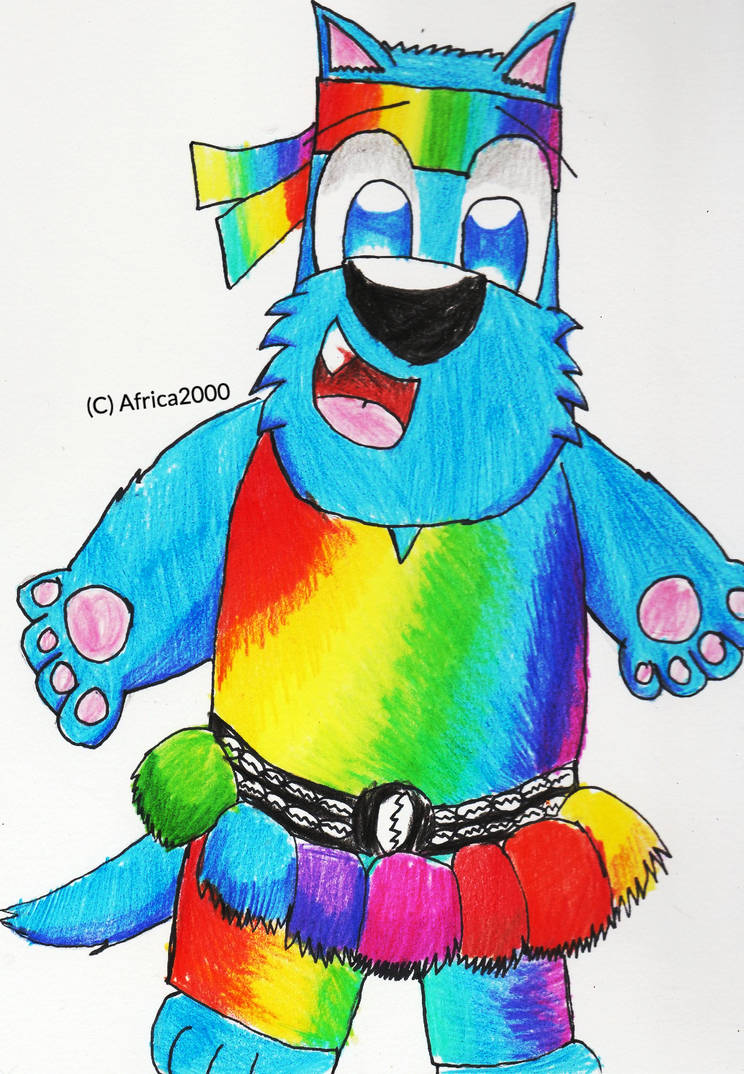 Chibi Bruce (Rainbow) by Africa2000 on DeviantArt