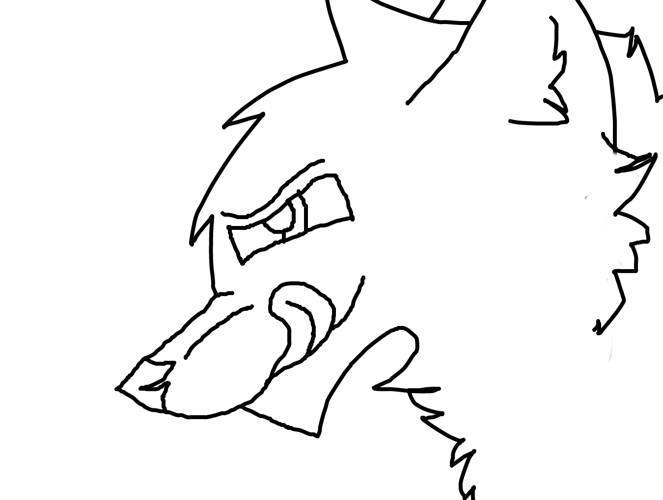 Hungry wolf lineart by ALPHASBITE on DeviantArt