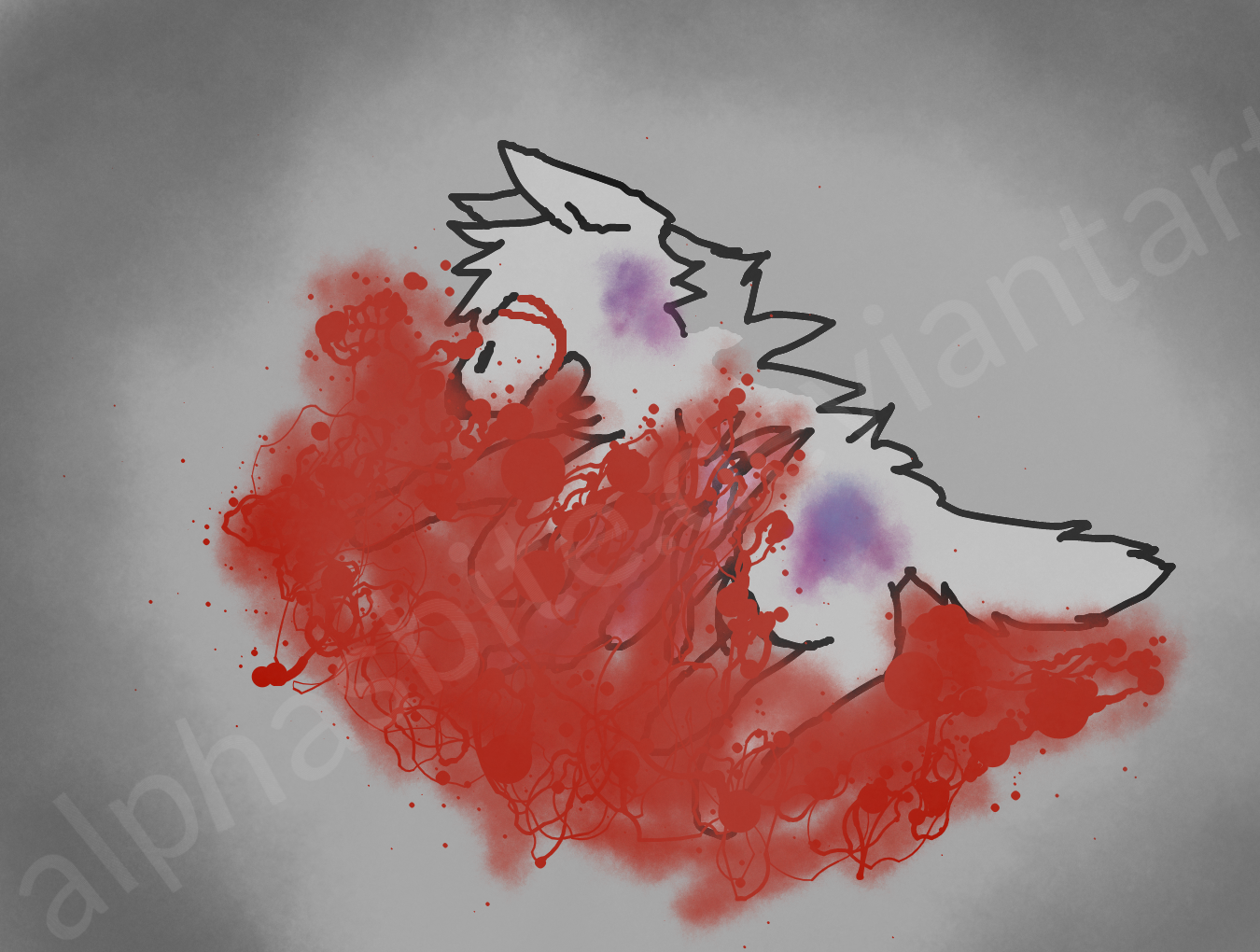 Gut Spill/bleeding out/beaten-GORETOBER 2017 by ALPHASBITE on DeviantArt