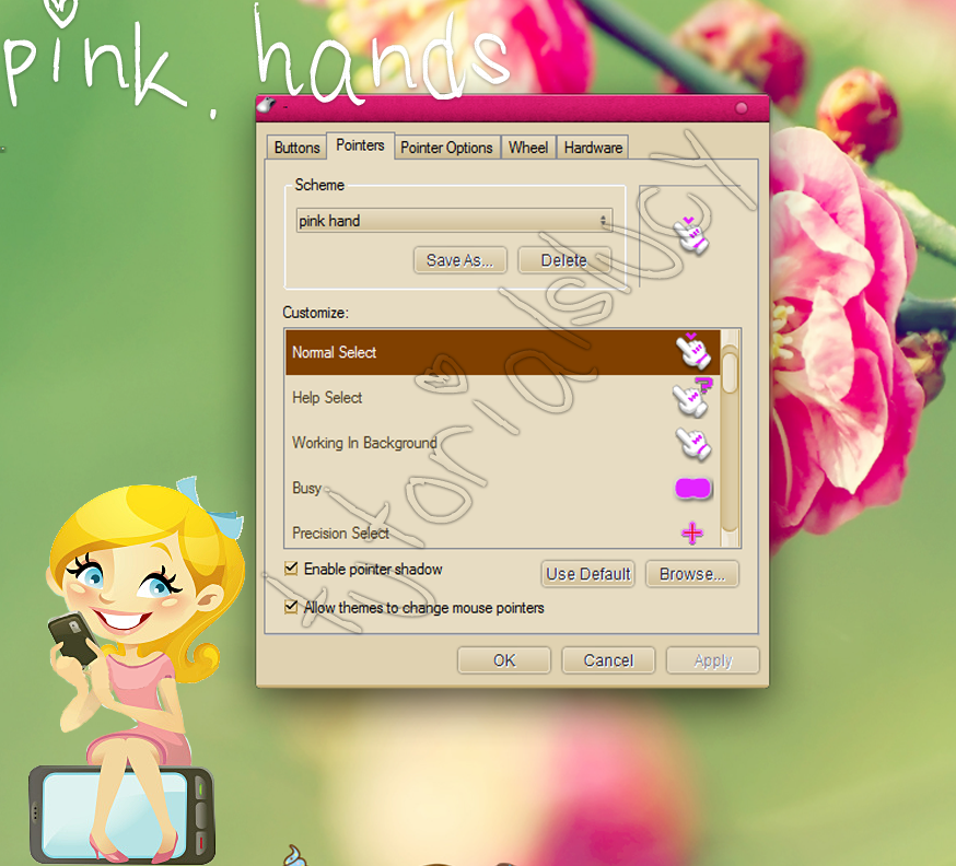 cursor pink hand by tutorialslucy on DeviantArt