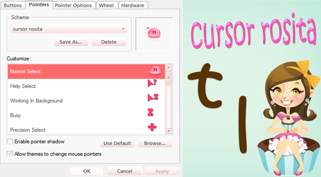 cursor rosita by tutorialslucy on DeviantArt